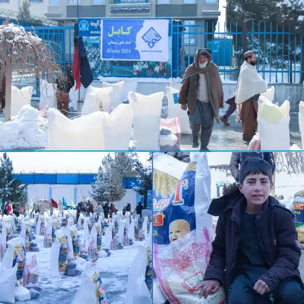 Kabul winter pack distribution - Qamar Foundation
